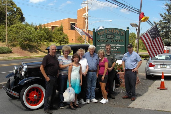History of Melson's Service Center in New Hope PA